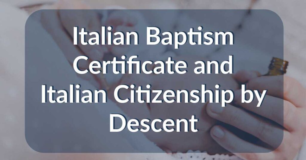 Italian Birth Certificate: How to Request It from Abroad